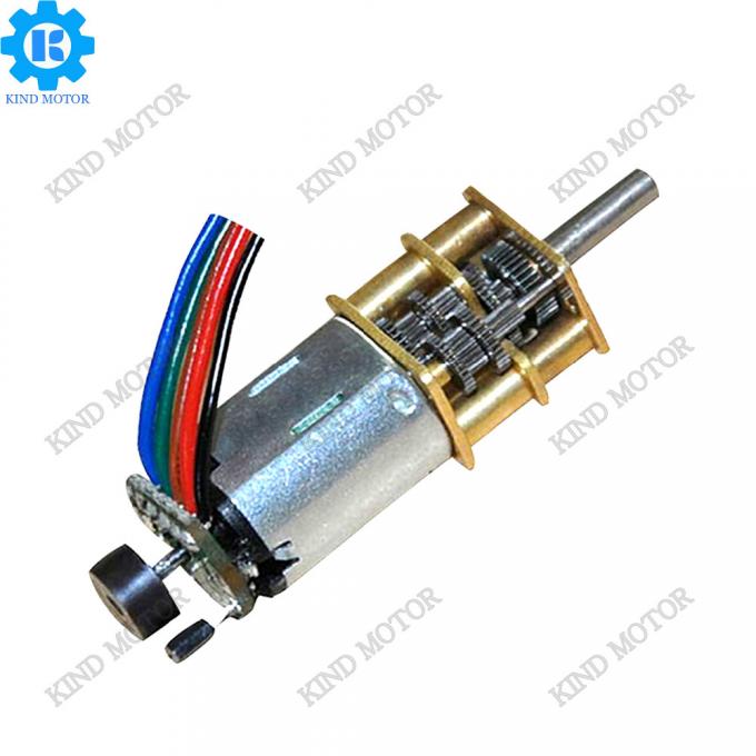 Gear Reduction Micro Worm Gear Motor 12v CW Rotation With 6mm Shaft
