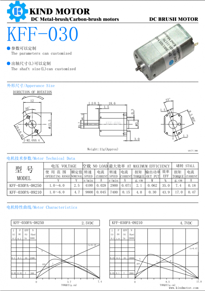 PMDC small fk-130 fk130 electrical motors dc 3v 3.7v 5v 6v 12v 24v