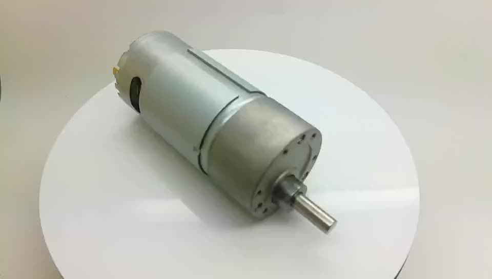 KGM37-555 35mm 37mm dc 12v 24v 80 rpm 100 rpm 6mm shaft dc gear motor