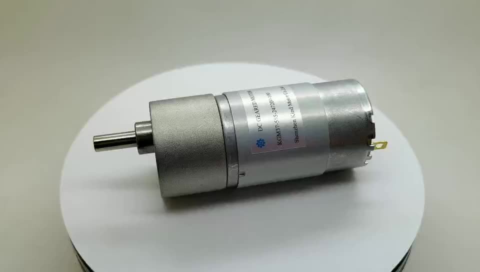 High torque small 37mm micro metal electric 24v dc geared motor encoder ...