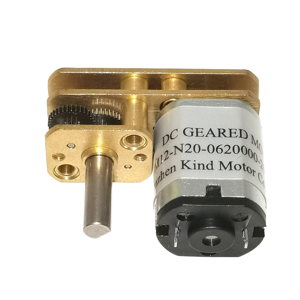 Micro Parallel Axis Shaft DC Motor 180mNm , 2.2W Right Angle Gear ...